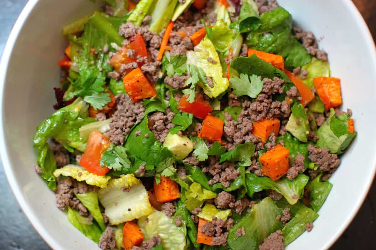 Spicy Ground Bison Salad The Defined Dish Recipes Spicy Ground Bison Salad The Defined Dish Recipes
