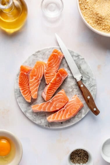 Easy Crispy Salmon Fish Sticks - The Defined Dish