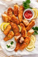 Easy Crispy Salmon Fish Sticks - The Defined Dish