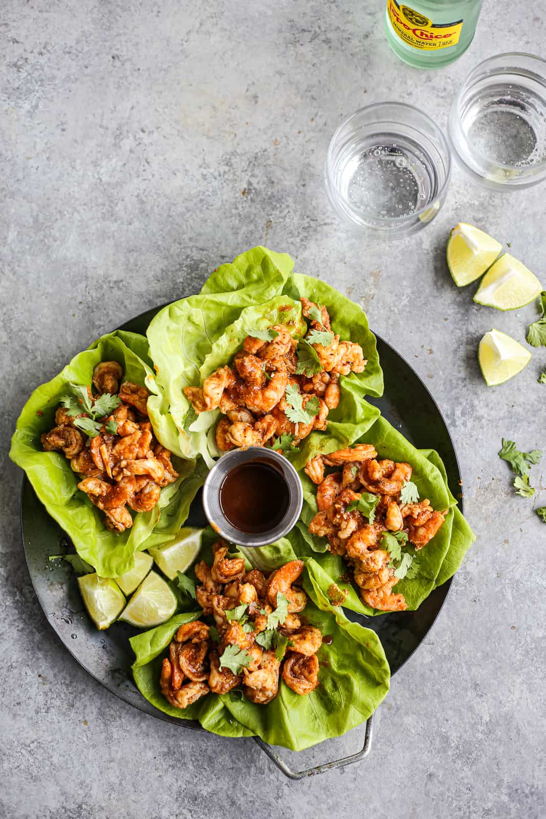 5 Ingredient Chipotle Lime Shrimp Lettuce Cups The Defined Dish 5 Ingredient Chipotle Lime Shrimp Lettuce Cups The Defined Dish
