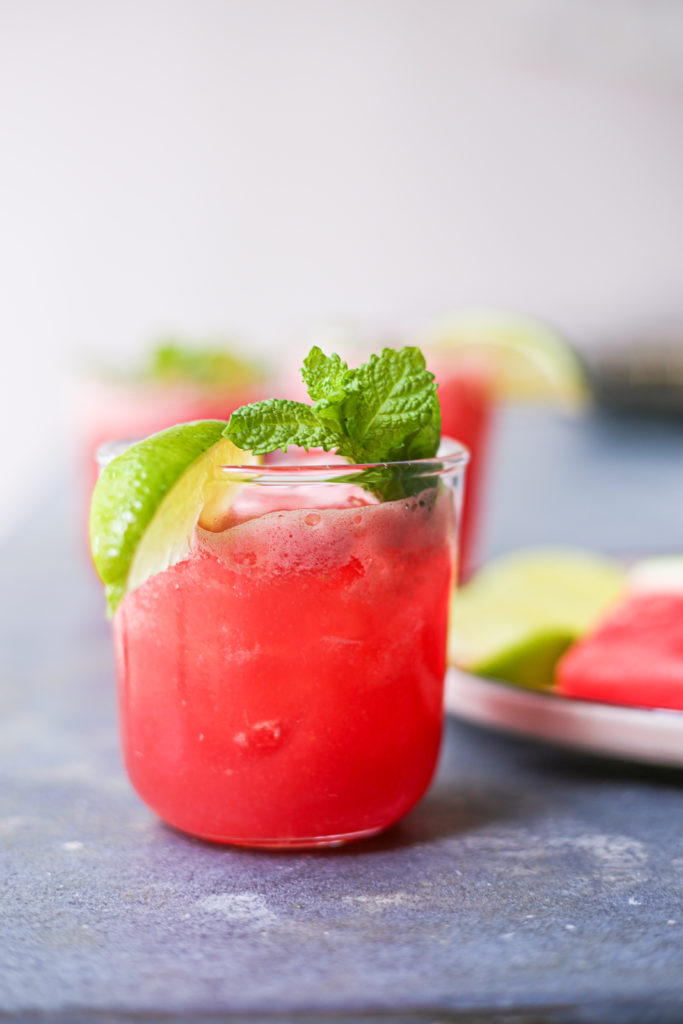 Watermelon Limeade Cocktail - The Defined Dish - Recipes