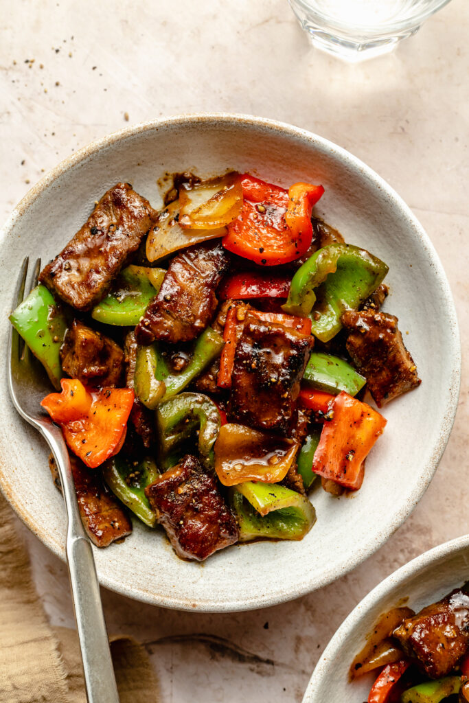 Whole30 Peppered Steak Stir-Fry - The Defined Dish