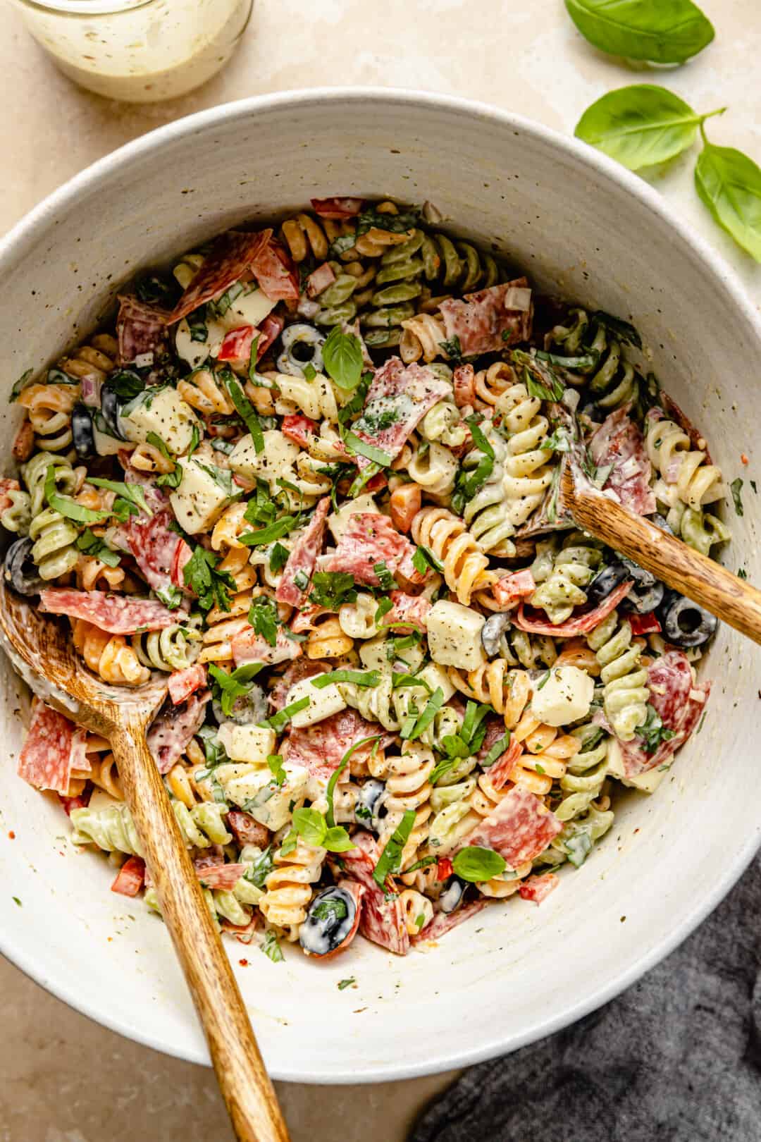 Creamy Italian Pasta Salad - The Defined Dish