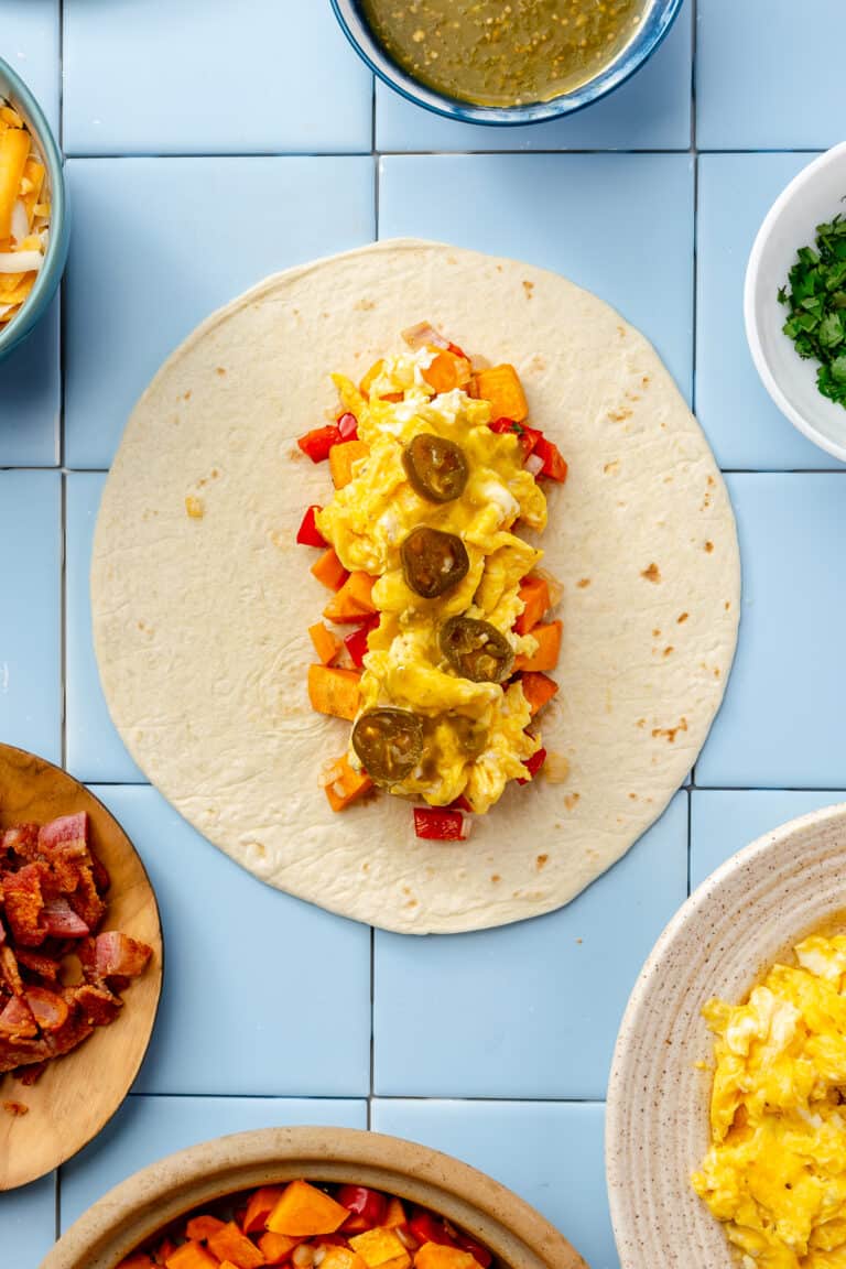 Make-Ahead Breakfast Burritos - The Defined Dish
