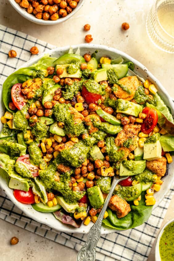 Gaucho Salad with Chimichurri Dressing - The Defined Dish