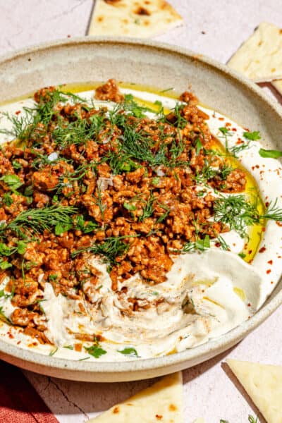 Spicy Lamb and Eggplant Labneh - The Defined Dish
