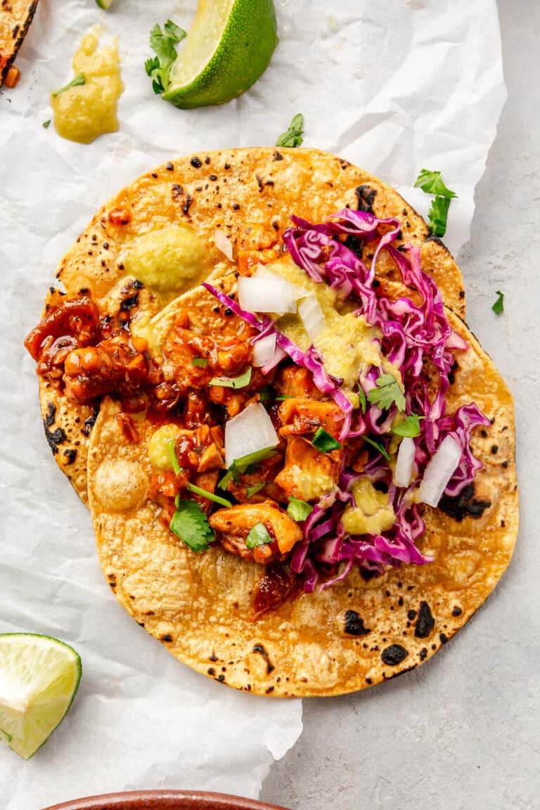 Saucy Chipotle Chicken Tacos - The Defined Dish