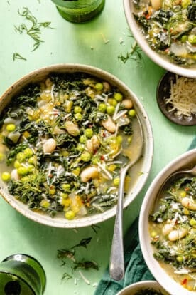 Spring Green Minestrone - The Defined Dish
