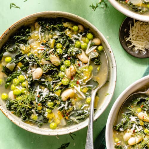 Spring Green Minestrone - The Defined Dish