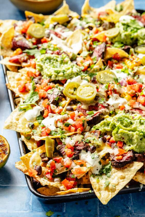 Grilled Chipotle Steak Nachos - The Defined Dish