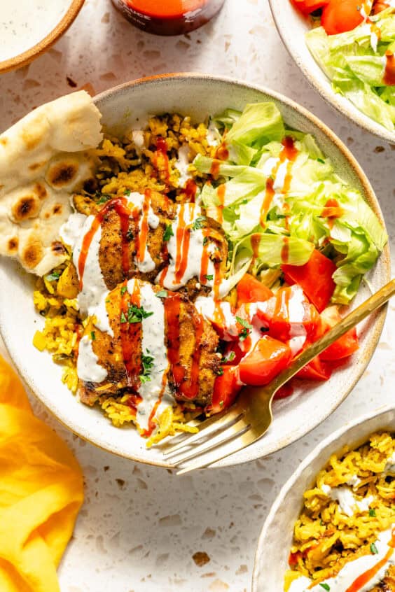 Halal Guys-Inspired Chicken and Rice Skillet - The Defined Dish