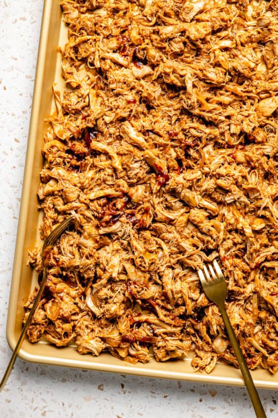 Slow Cooker BBQ Chicken Tacos - The Defined Dish