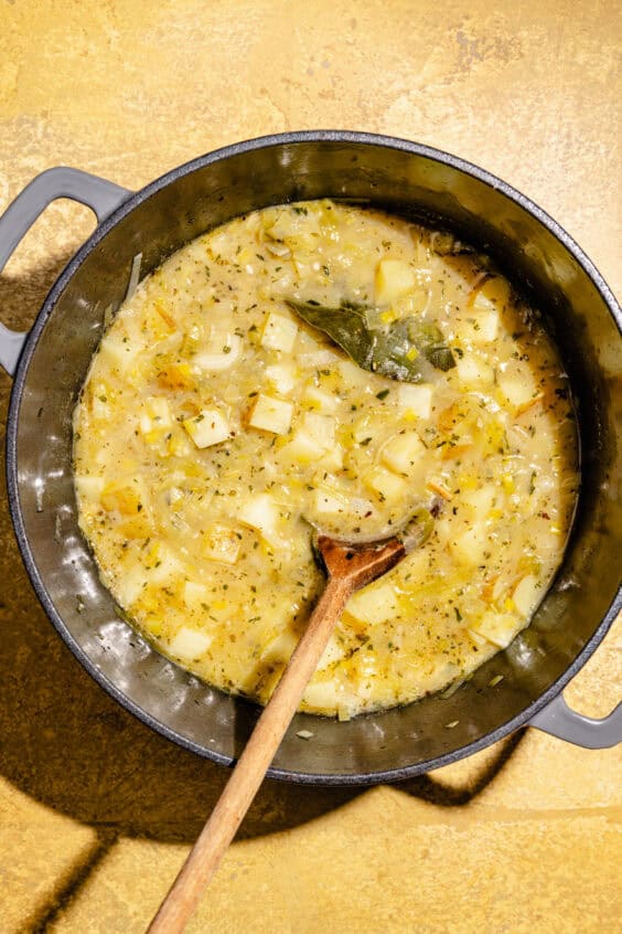 Clam Chowder with Leeks - The Defined Dish