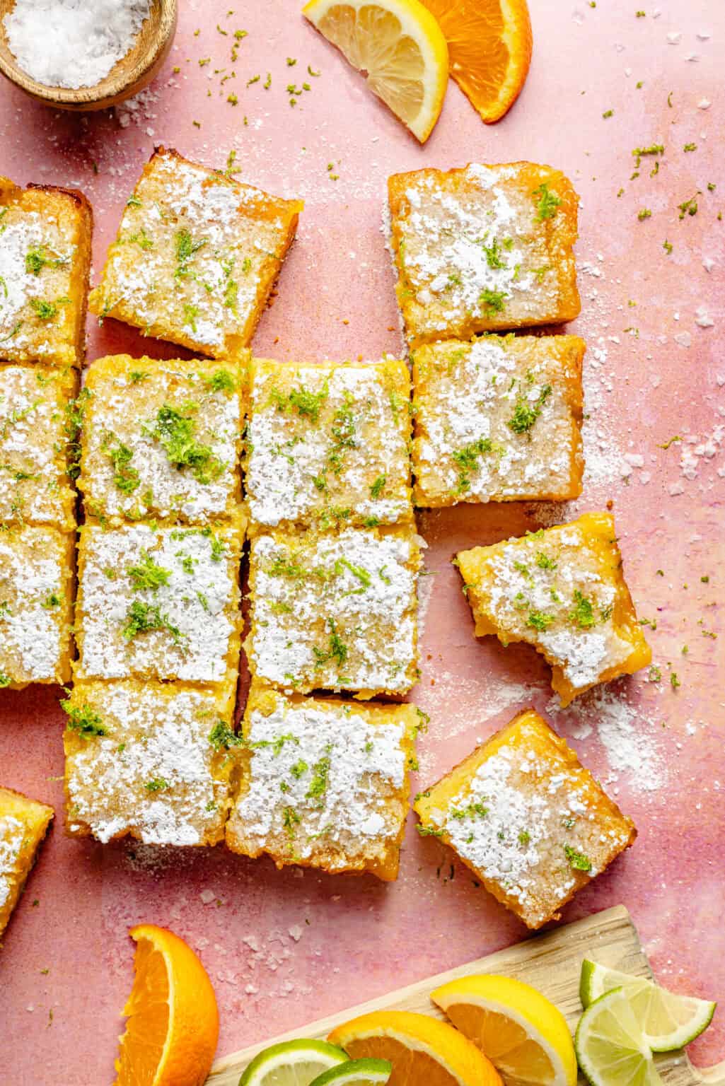 Salted Citrus Bars - The Defined Dish