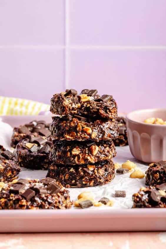 No-Bake Chocolate Peanut Butter Cookies - The Defined Dish