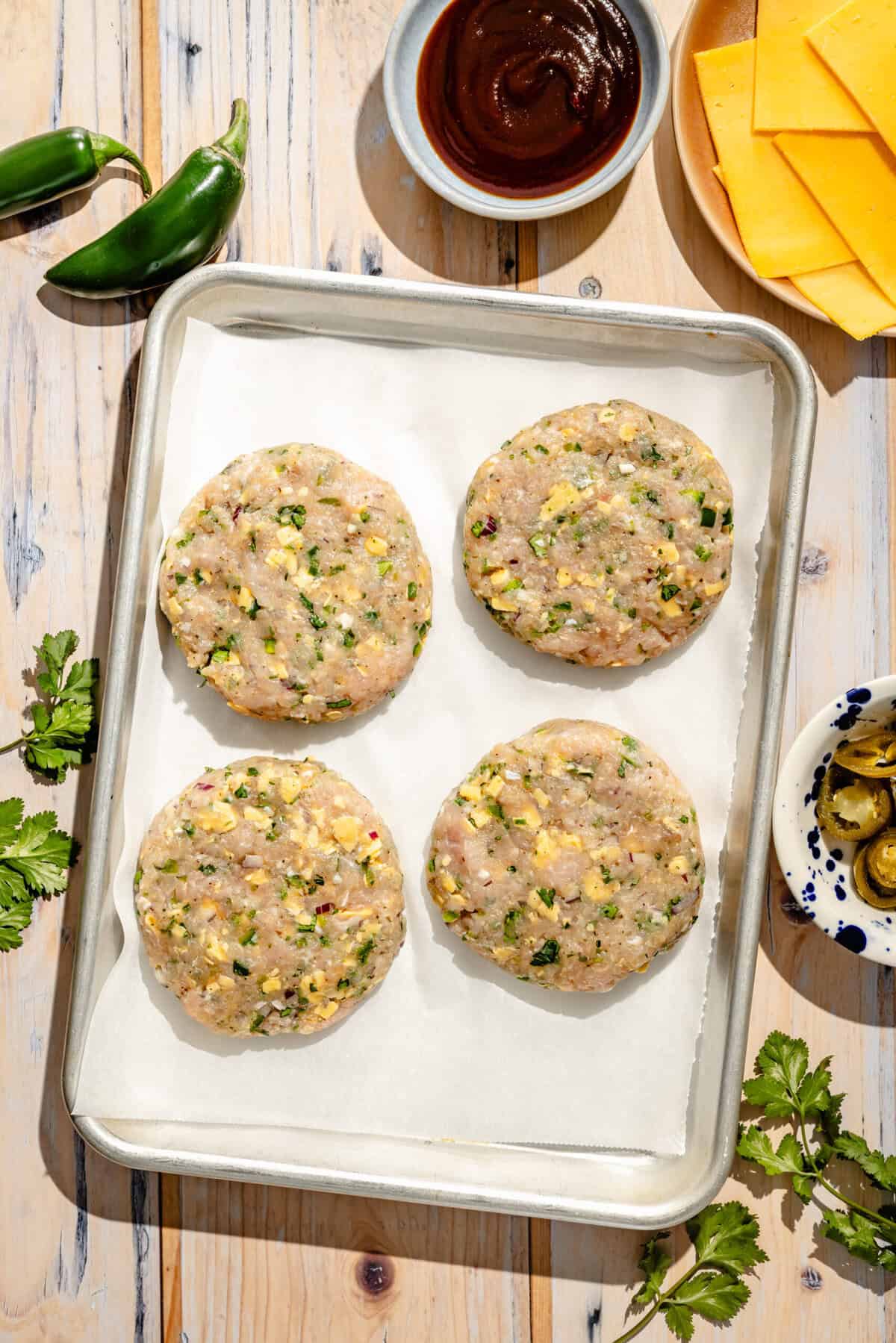 Jalapeño Cheddar Turkey Burgers - The Defined Dish